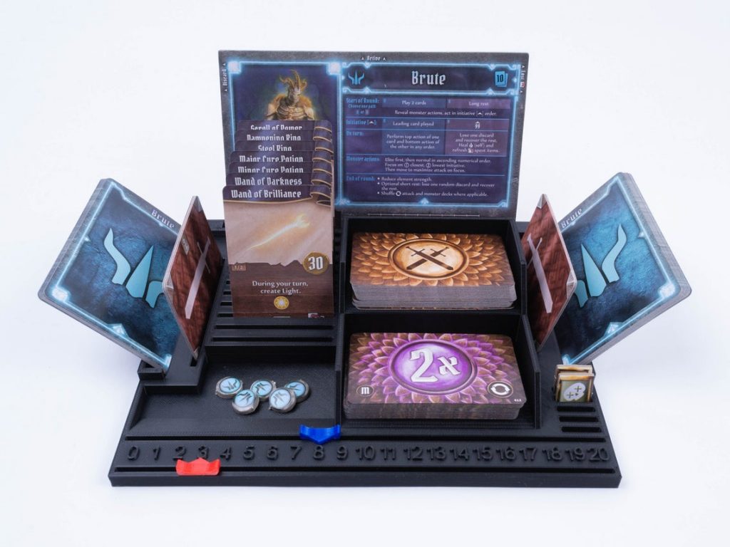 3D Vikings Gloomhaven Player Dashboard