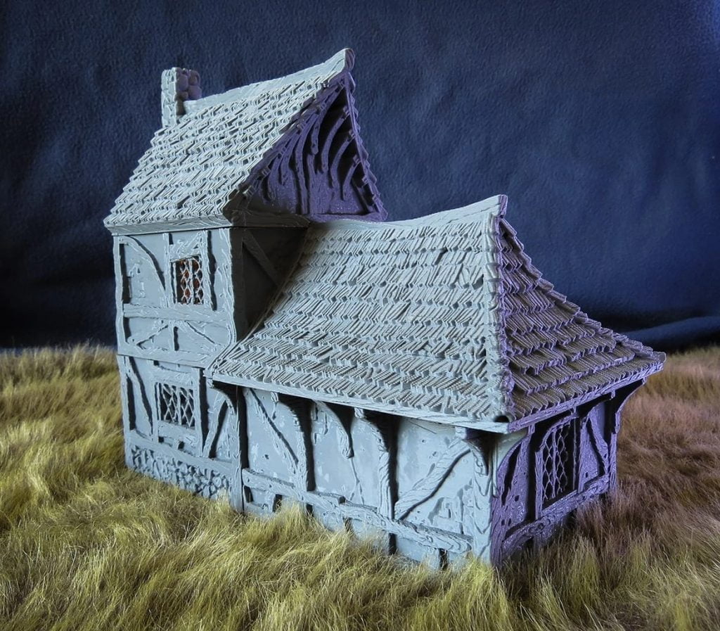 Small House 28mm scale building for medieval and fantasy village. City ...