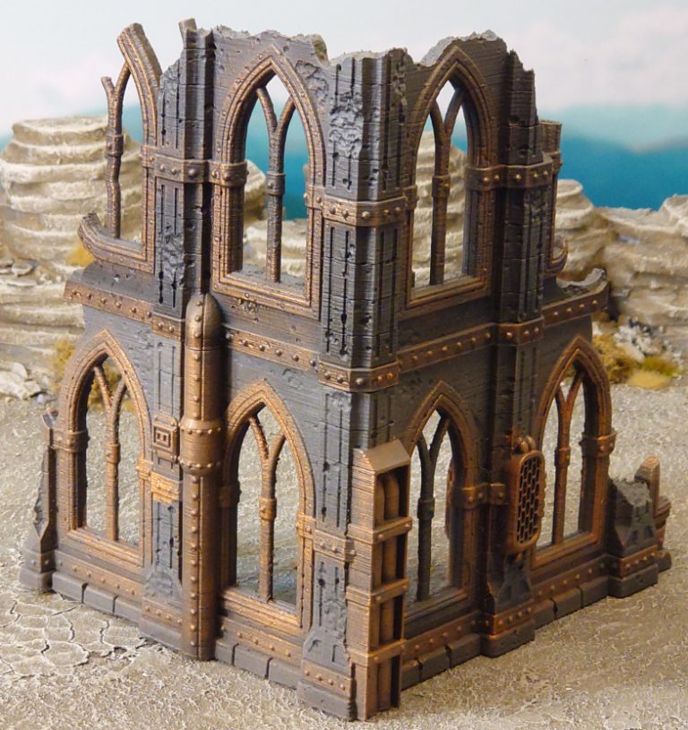 Gothic Ruins Set 3: Crumbling Abbey for Fantasy and Sci-Fi Games
