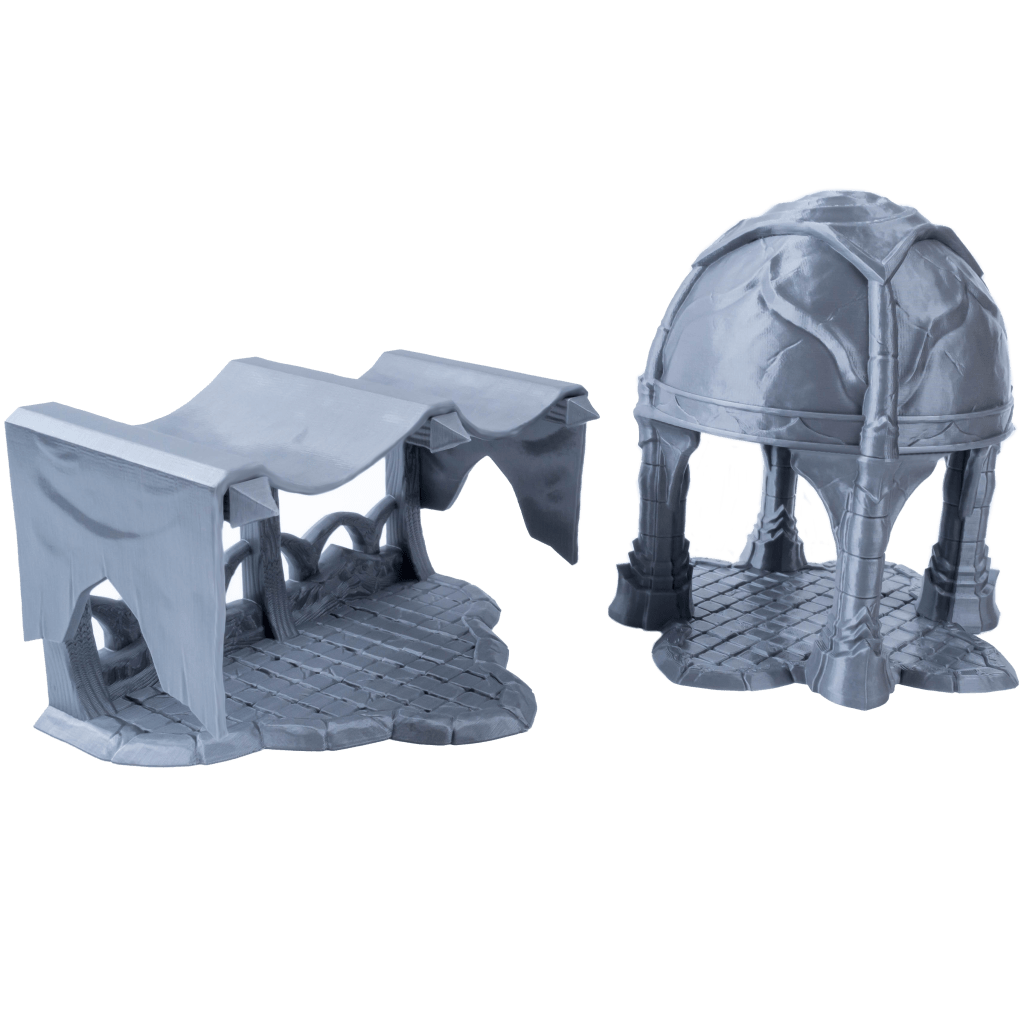 Desert Gazebo & Merchant Post, 28/32mm Terrain, Magic Scenery