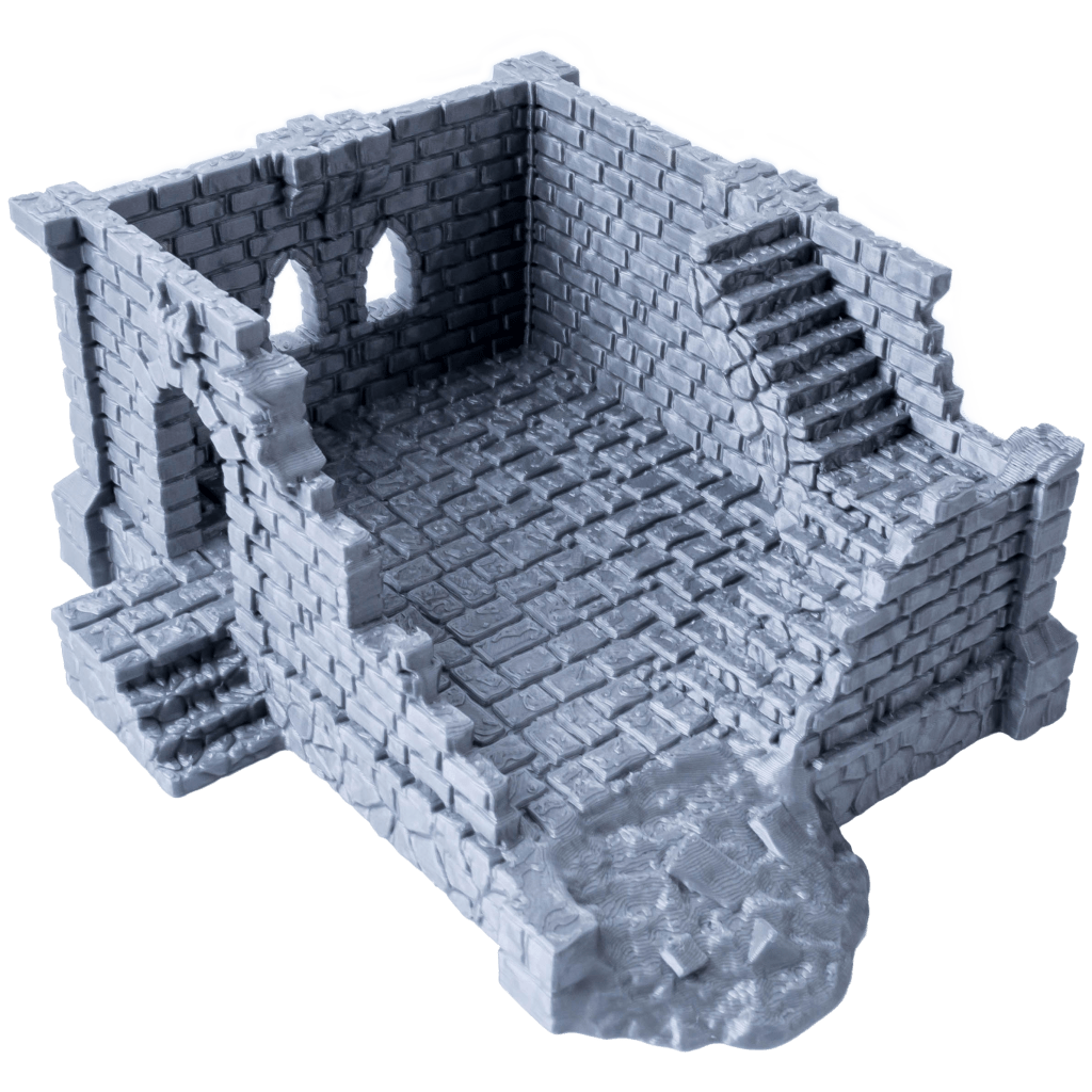 Stone Ruined Outpost: 28mm Fantasy Ruins for Epic Adventures