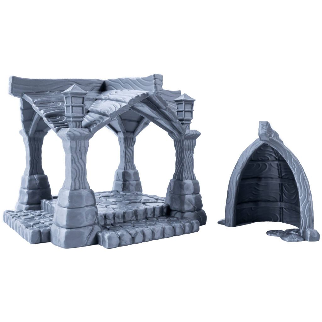 Coastal Charm: Fisherman's Village with Gazebo & Boat Hut