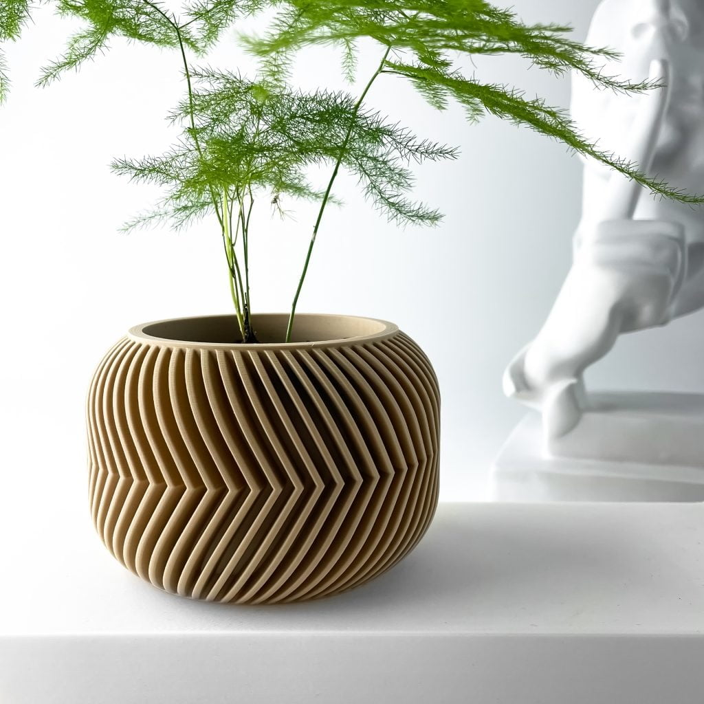 Ervon Planter: Modern Indoor Planter, Designer Plant Pot