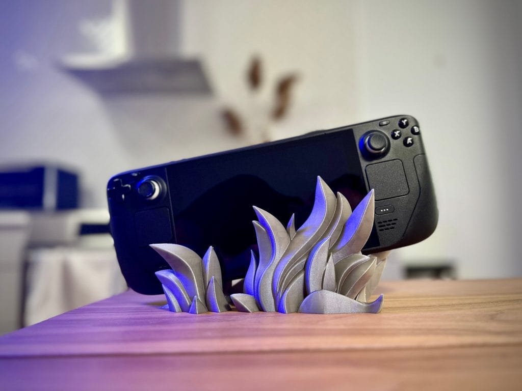 The Flame SteamDeck Dock White